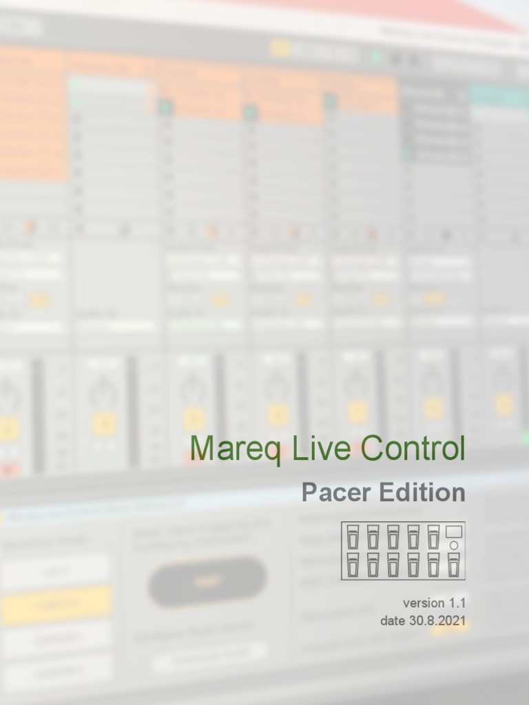 Mareq Live Control Pacer Edition User Guide 1.1 | PDF | Microphone ...