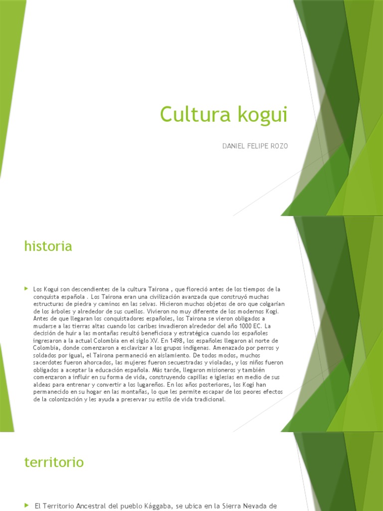 Cultura kogui.pptx | PDF
