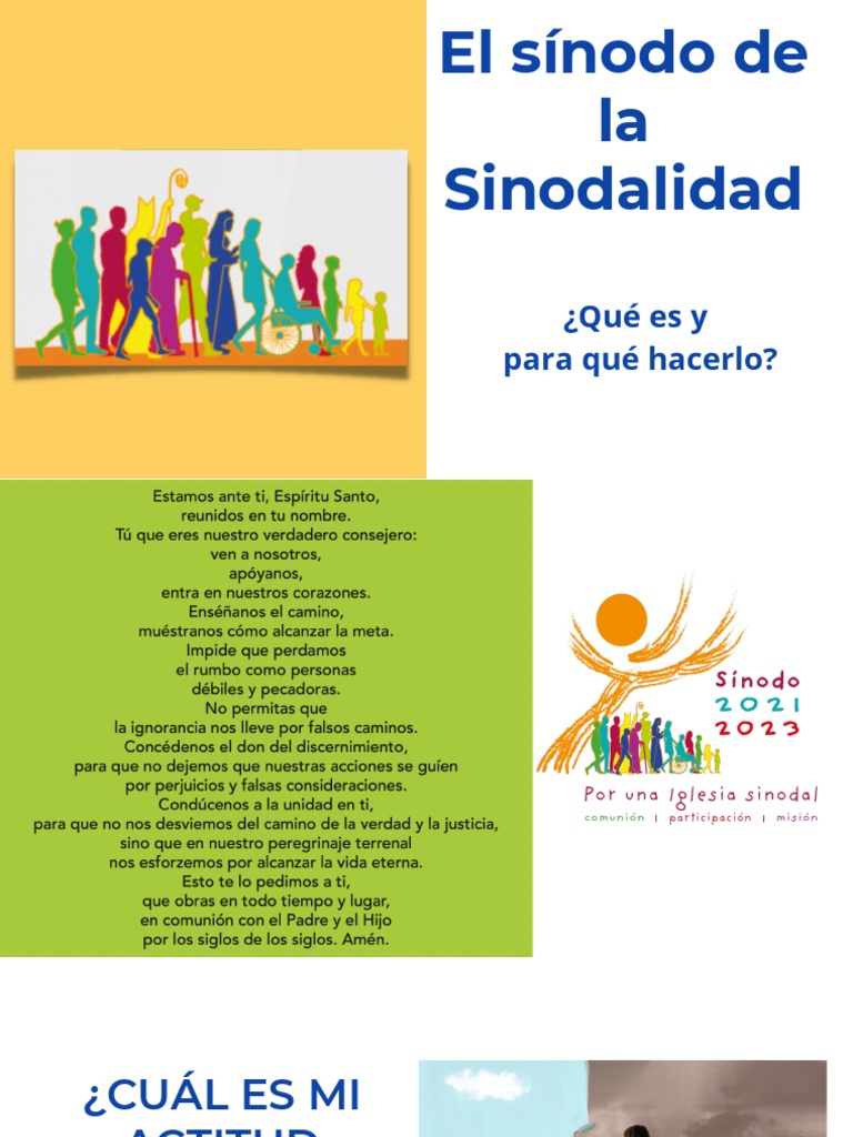 PDF El Sínodo de La Sinodalidad PDF | PDF | Sínodo | Iglesia Católica