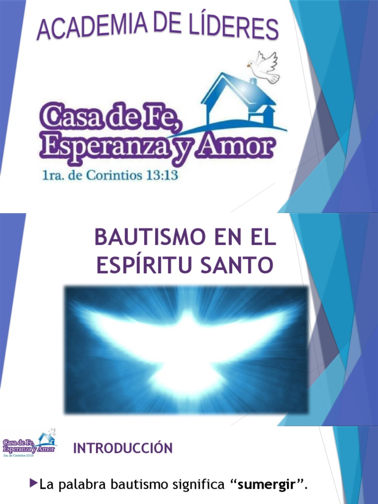 Bautismo en El Espiritu Santo | PDF