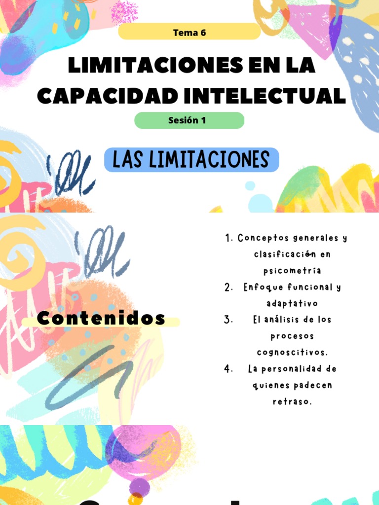 Limitaciones en La Capacidad Intelectual PDF | PDF | Percepción ...