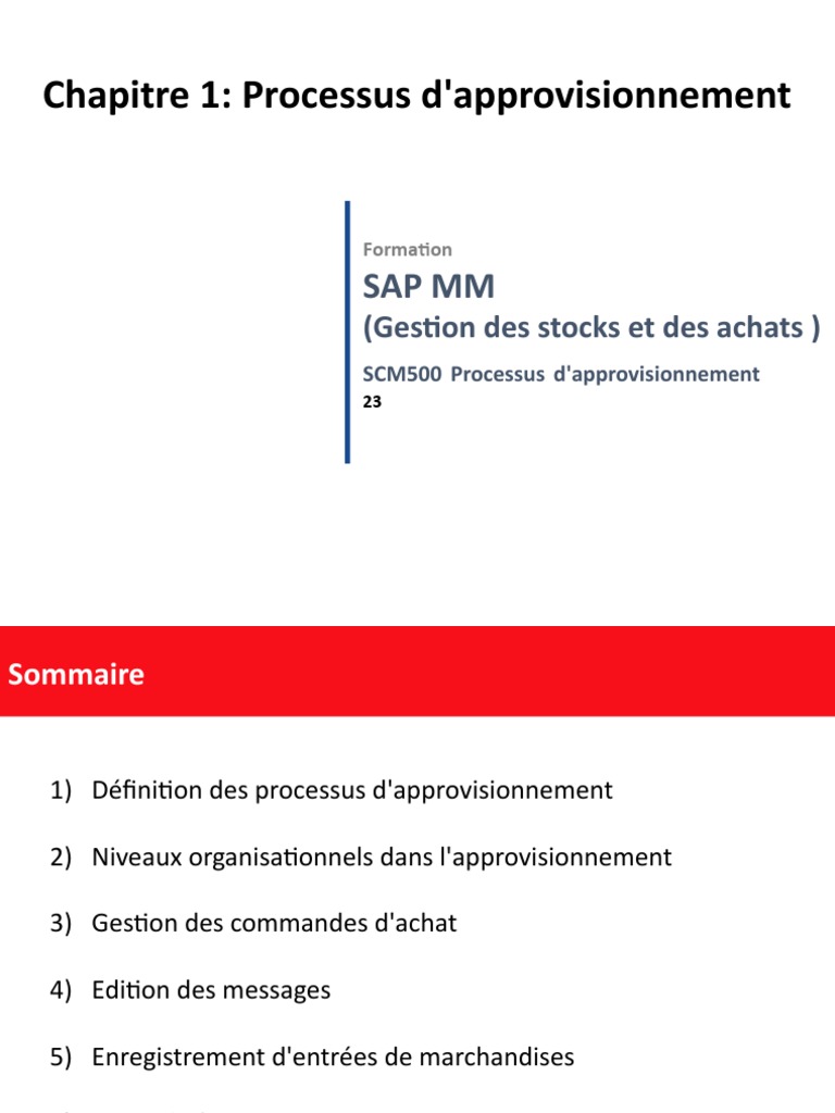7 Étapes du Processus d'Approvisionnement | PDF | Facture | Inventaire