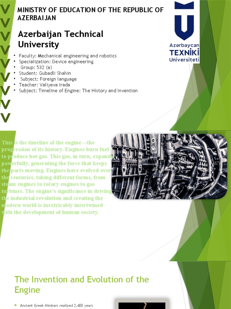 History of the Engine Timeline | PDF | Steam Engine | Engines