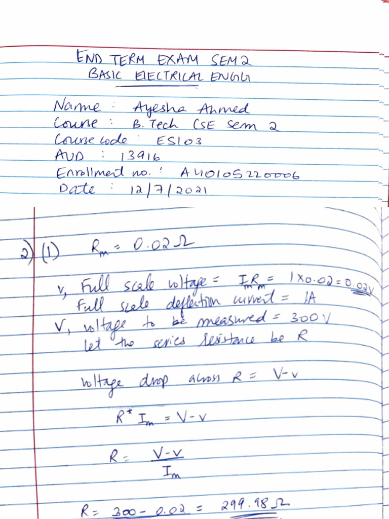 BEE Final Ayesha Ahmed PDF | PDF