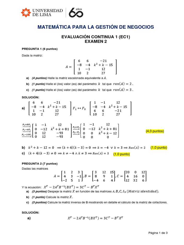 Sol E2 Mage 22-2 - S | PDF | Ecuaciones | Matemáticas