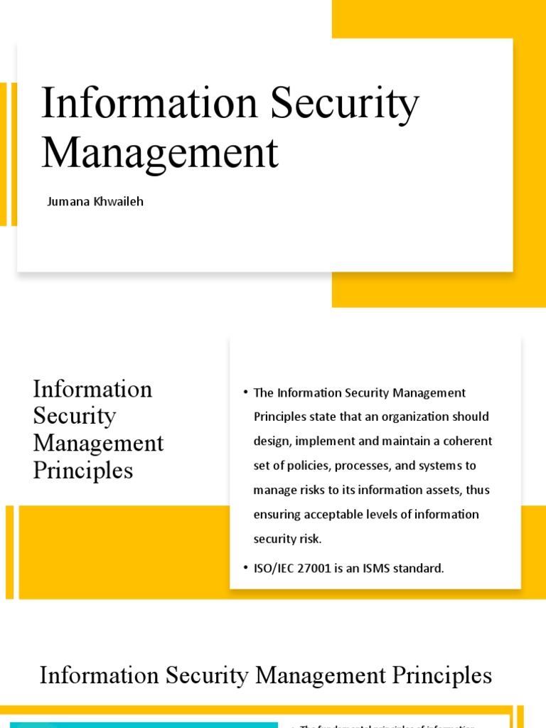 InfoSec Management for Professionals | PDF | Information Security | Risk