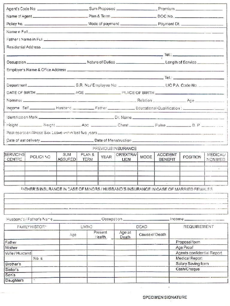 LIC Data Sheet PDF | PDF