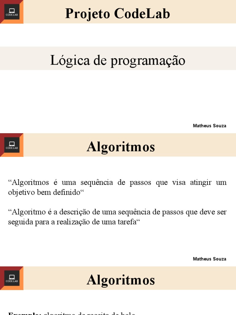 Aula 1 - Codelab | PDF