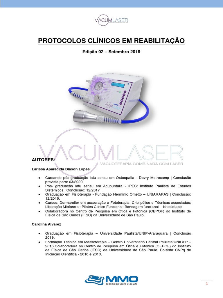 Protocolos-Vacum-laser Ed02 FISIOTERAPIA | PDF