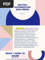Motion Media and Information | PDF | Mass Media | Animation