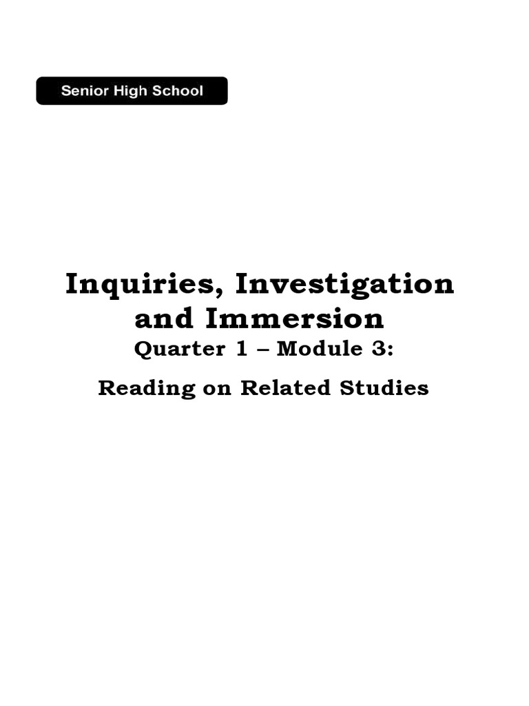 Inq Module 3 | PDF | Citation | Apa Style