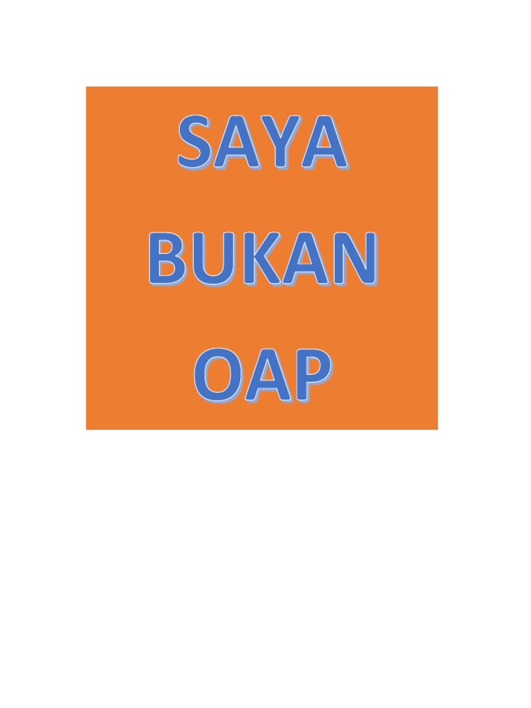 Dokumen Bukan Oap PDF | PDF