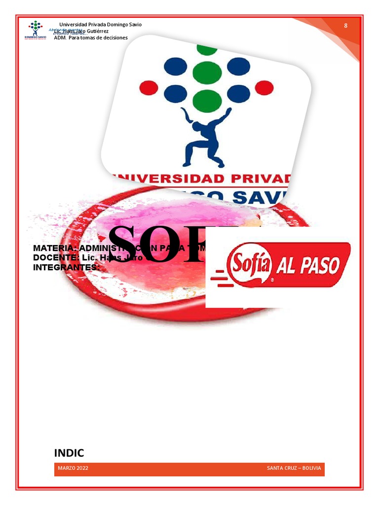 EMPRESA SOFIA - Proyecto Formativo - Grupo 9 | PDF | Carne | Mercado (economía)