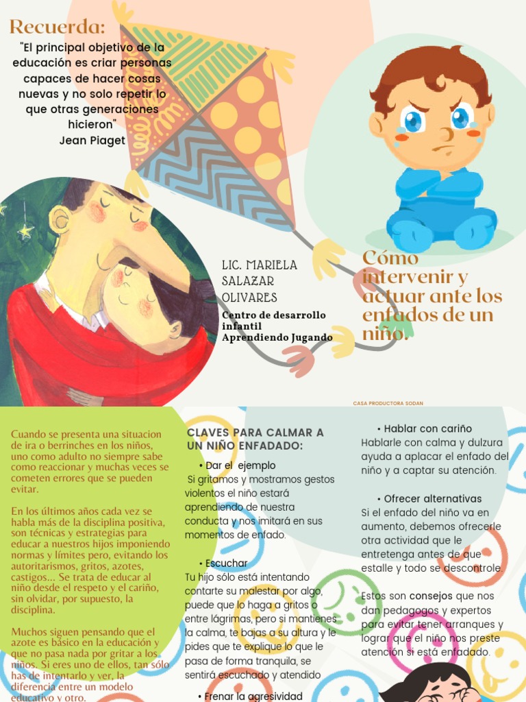 Cómo Intervenir y Actuar Ante Los Enfados de Un Niño. | PDF | Sicología