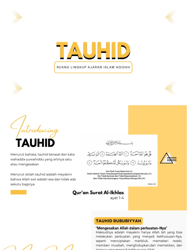 TAUHID | PDF