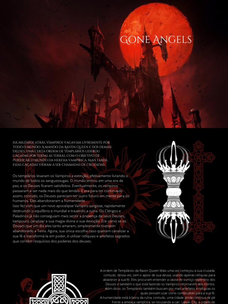 Gone Angels | PDF | Vampiros | Cavaleiros Templários