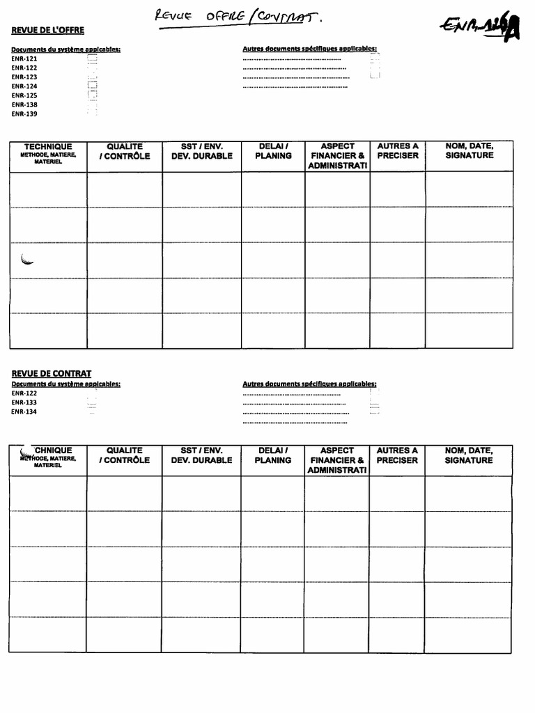 Revue Offre - Contrat | PDF