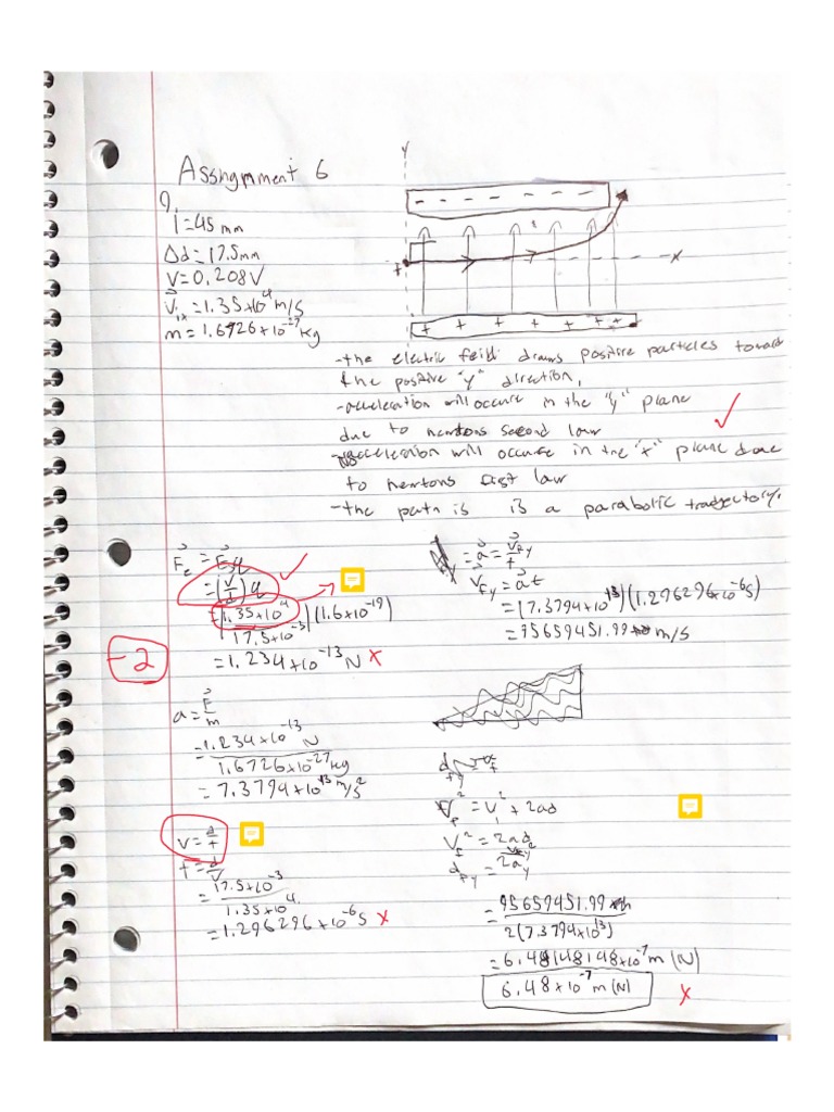 Physics 30 Assignment 6 PDF | PDF