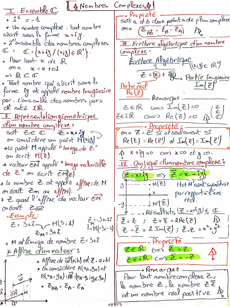 Complexe Résumé | PDF