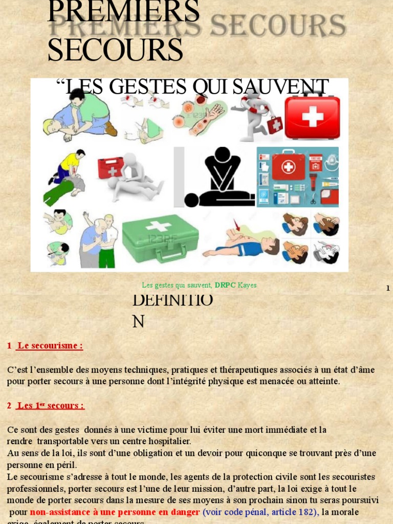 Formaion Secourisme DRPCK PDF | PDF