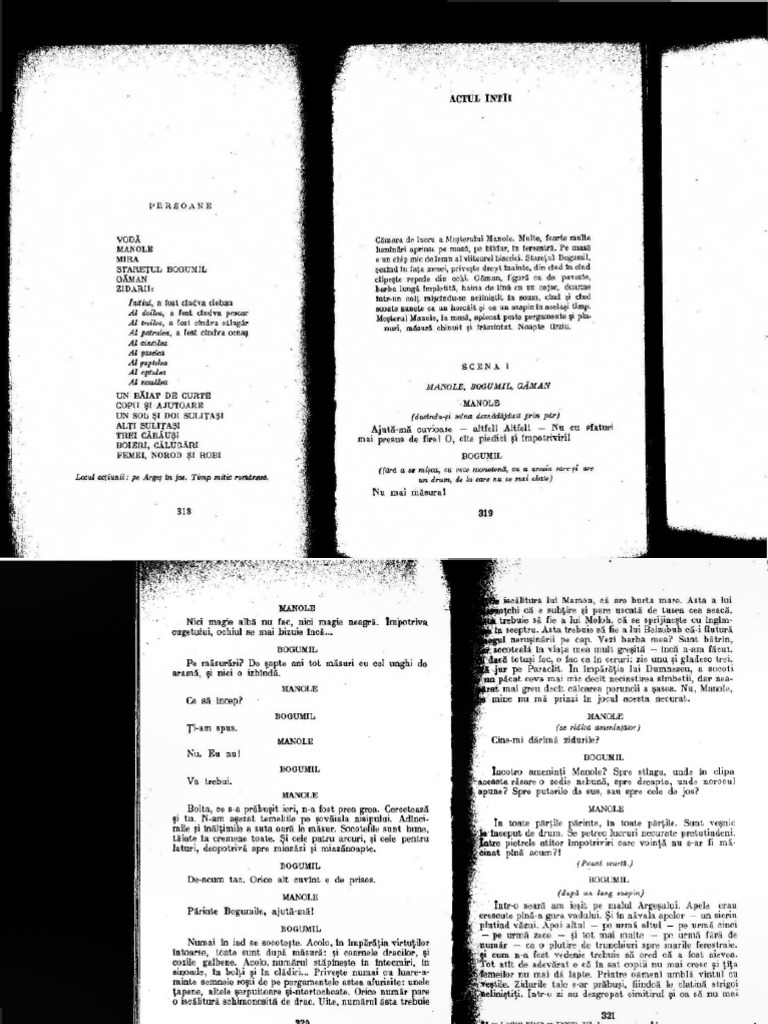 Mesterul Manole | PDF