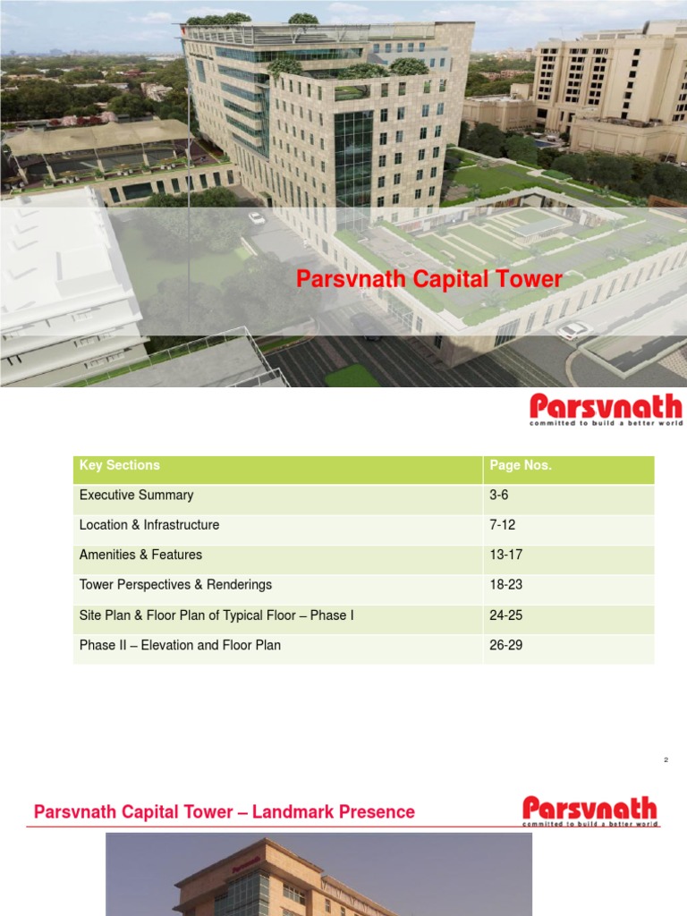 Parsvnath Capital Tower 2019 PDF | PDF | New Delhi