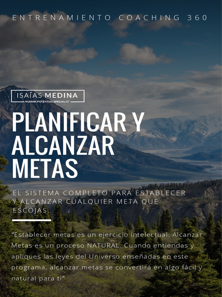 Guia Planificar y Alcanzar Metas | PDF | Mente | Pensamiento