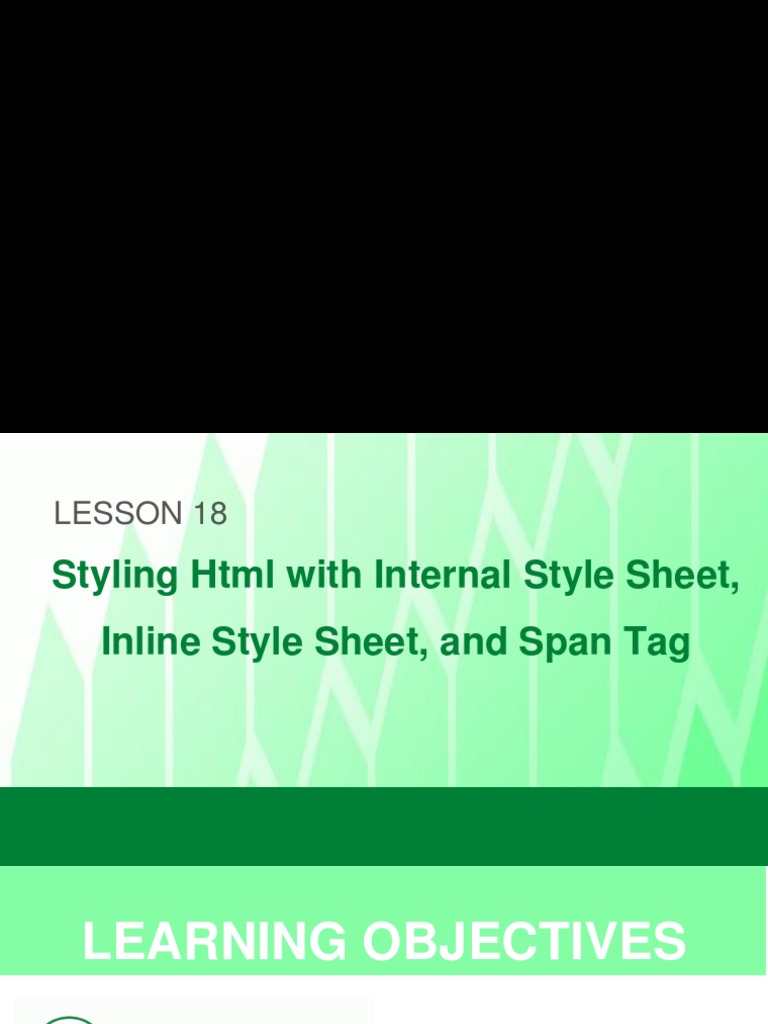 Ict 9 Lesson 18 | PDF | Html Element | Html Ict 9 Lesson 18 | PDF | Html Element | Html