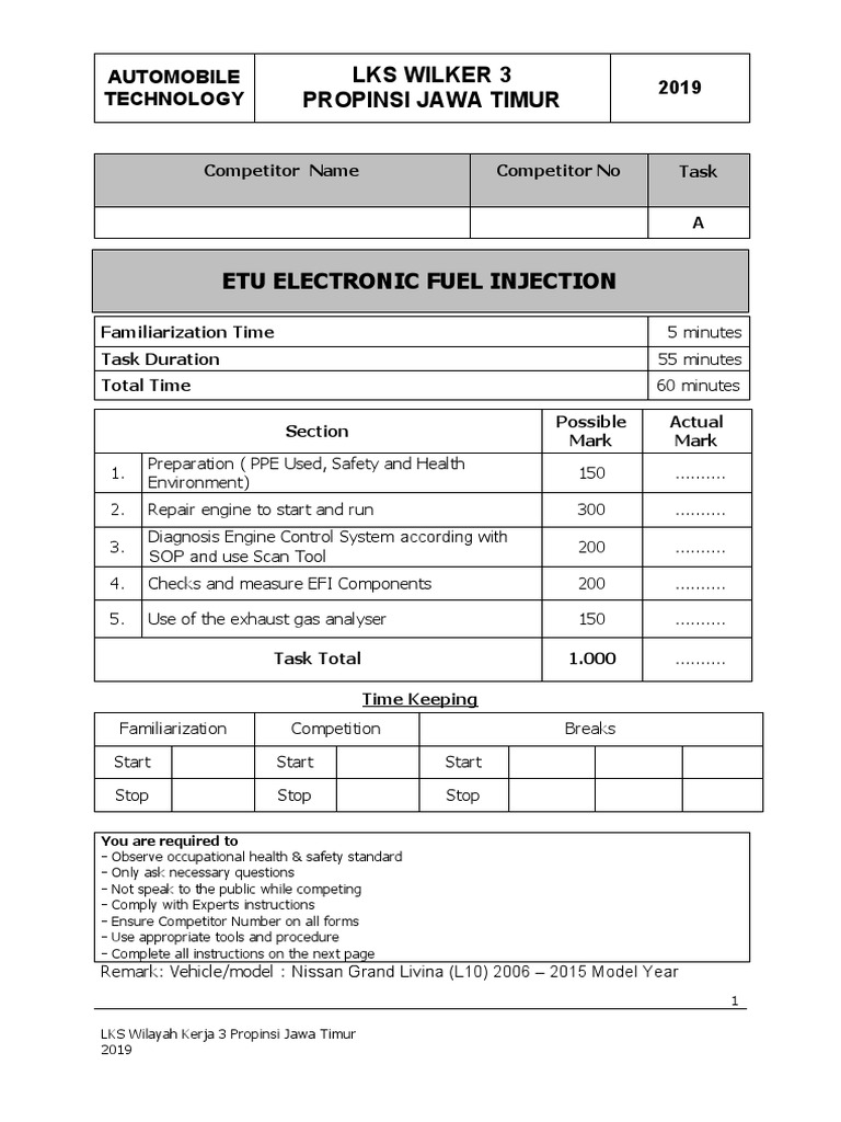 Diagnosa dan Perbaikan Grand Livina L10 | PDF | Teknologi & Rekayasa