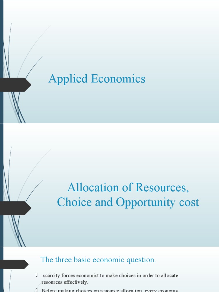 Presentation 2.1 | PDF | Economic System | Resource