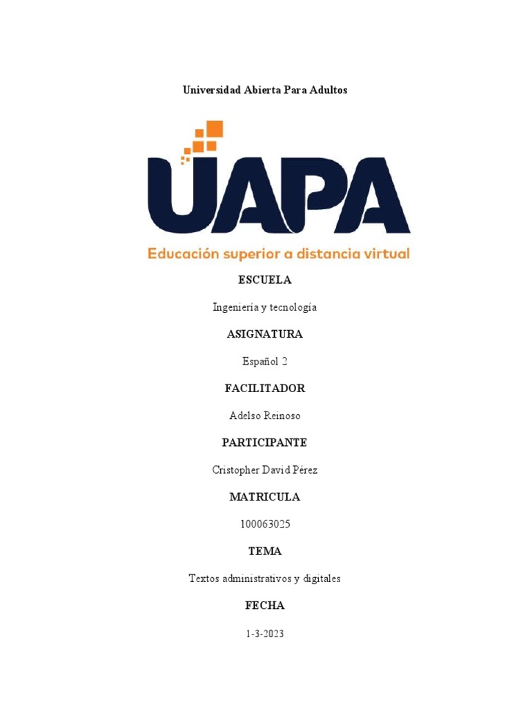 Cristopher David Perez Español 2 1308 Tarea 7 | PDF | Internet