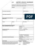 Mapfre Middlesea Motor Claim Form | PDF | Insurance