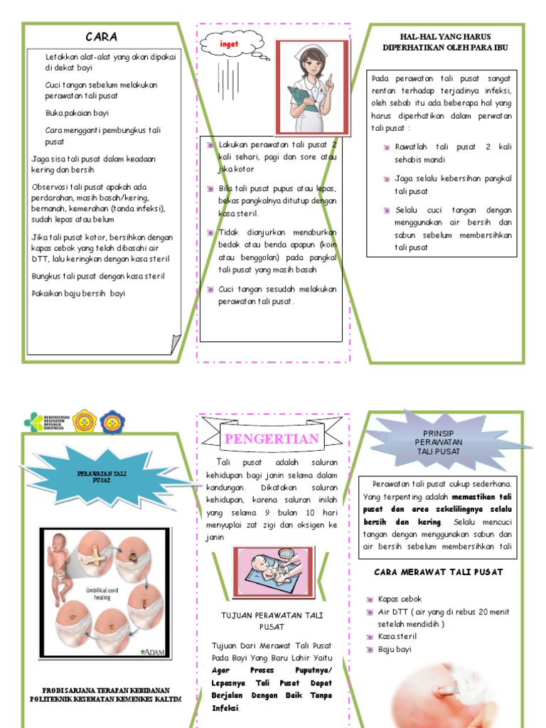 Leaflet Perawatan Tali Pusat | PDF