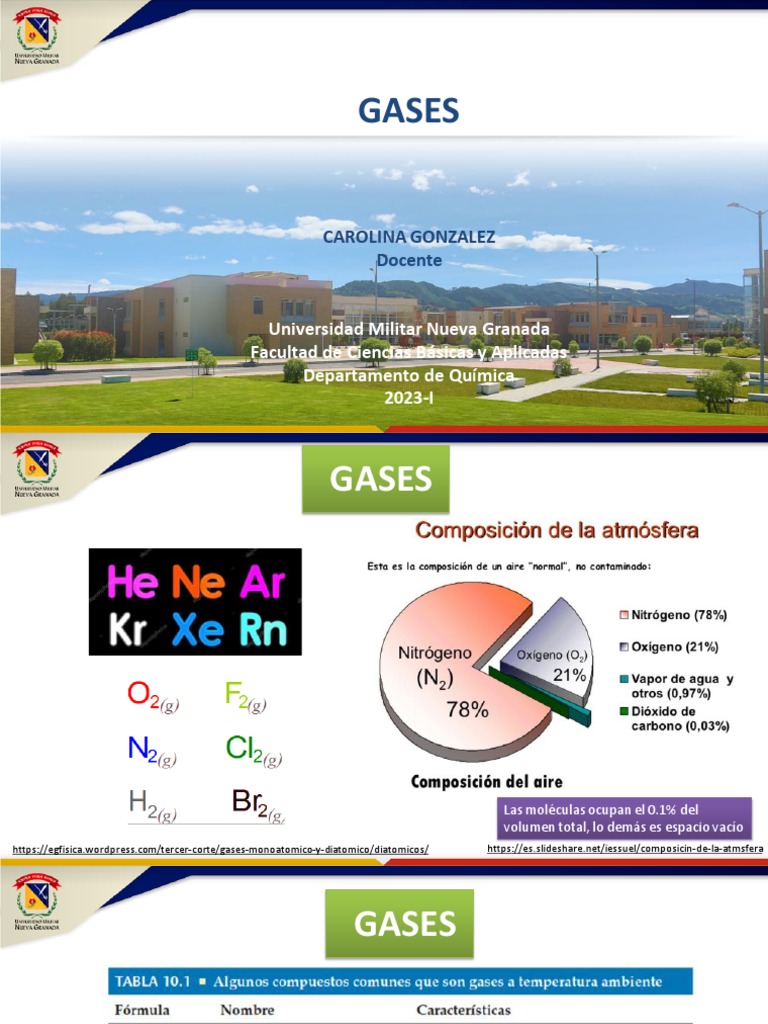Gases Power Point | PDF | Gases | Mole (Unidad)