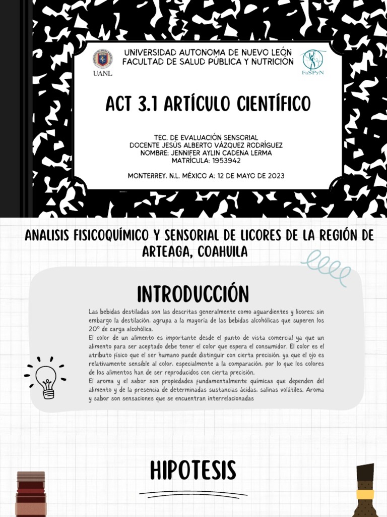 Act 3.1 Artículo Científico | Descargar gratis PDF | Alimentos | Color