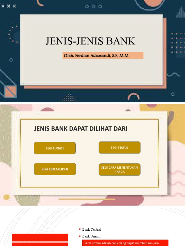 Jenis-Jenis Bank | PDF