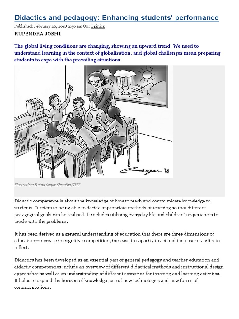 Didactics and Pedagogy PDF | PDF