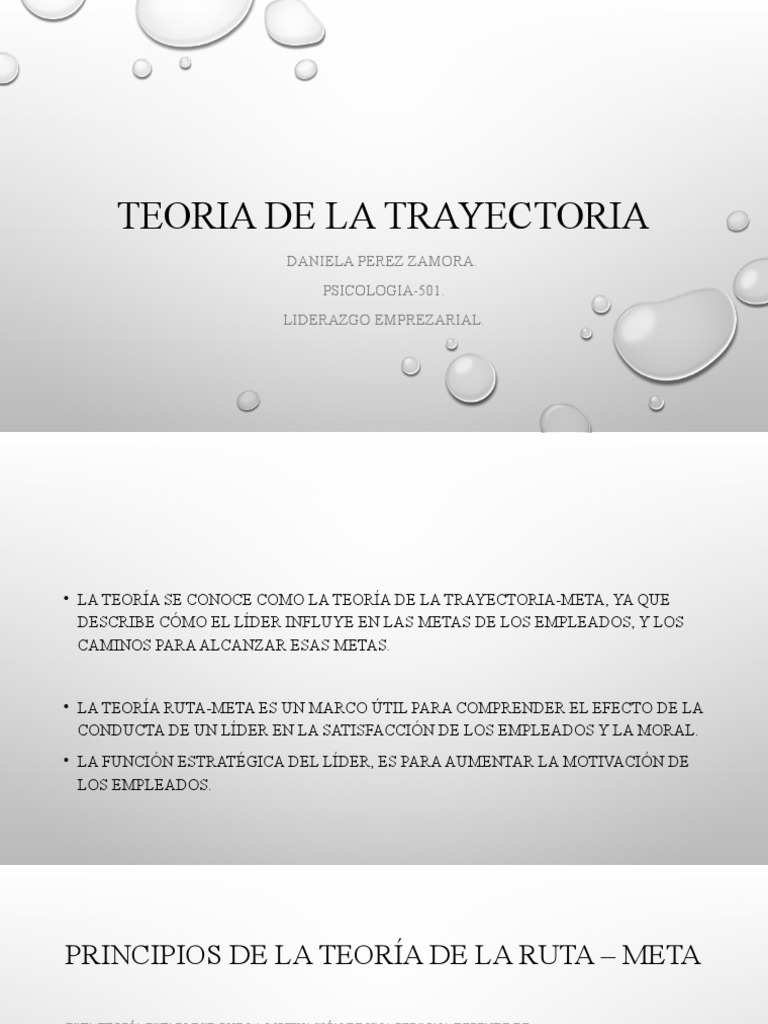 Teoría de la Trayectoria-Meta en Liderazgo | PDF | Liderazgo | Motivacional