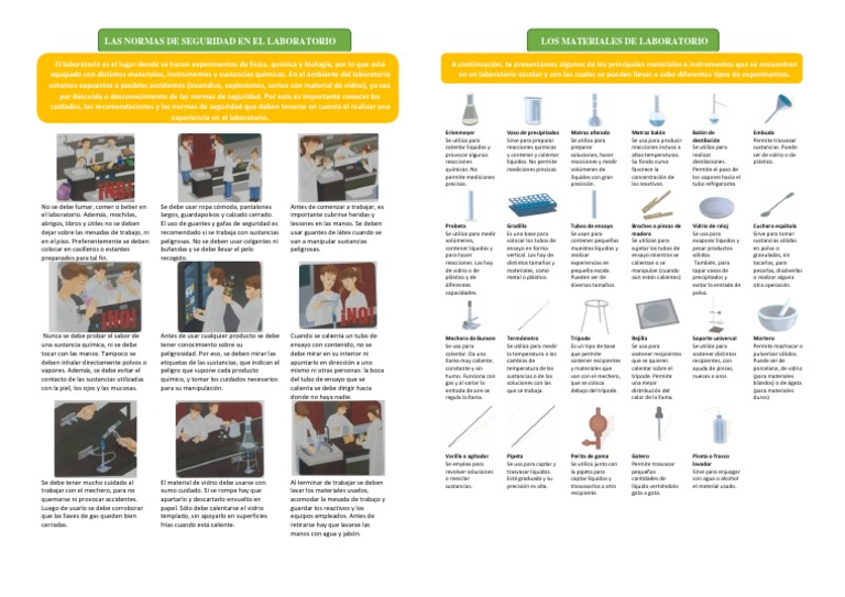 Las Normas de Seguridad en El Laboratorio | PDF | Laboratorios | Lentes