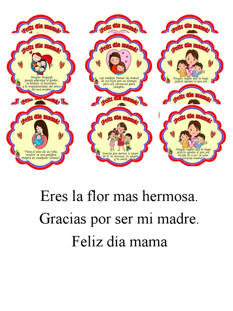 Solapin de Dia de La Madre | PDF