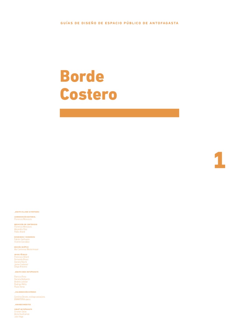 Borde Costero DISEÑO - Chile | PDF | Diseño | Peatonal