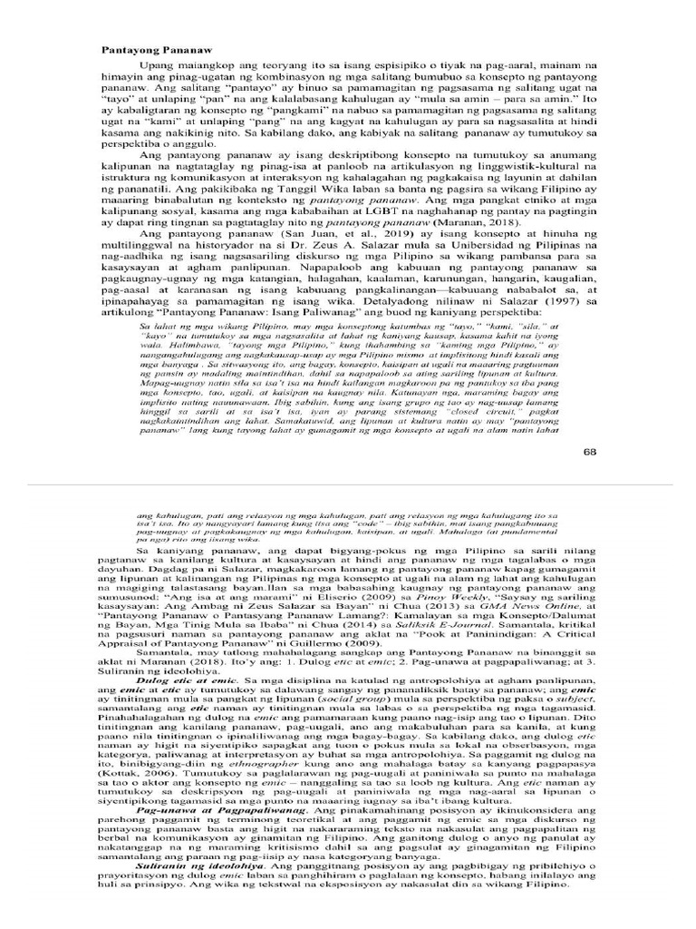 Pantayong Pananaw | PDF