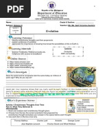 Semi-Detailed Lesson Plan in Science 10 | PDF | Biological Evolution ...