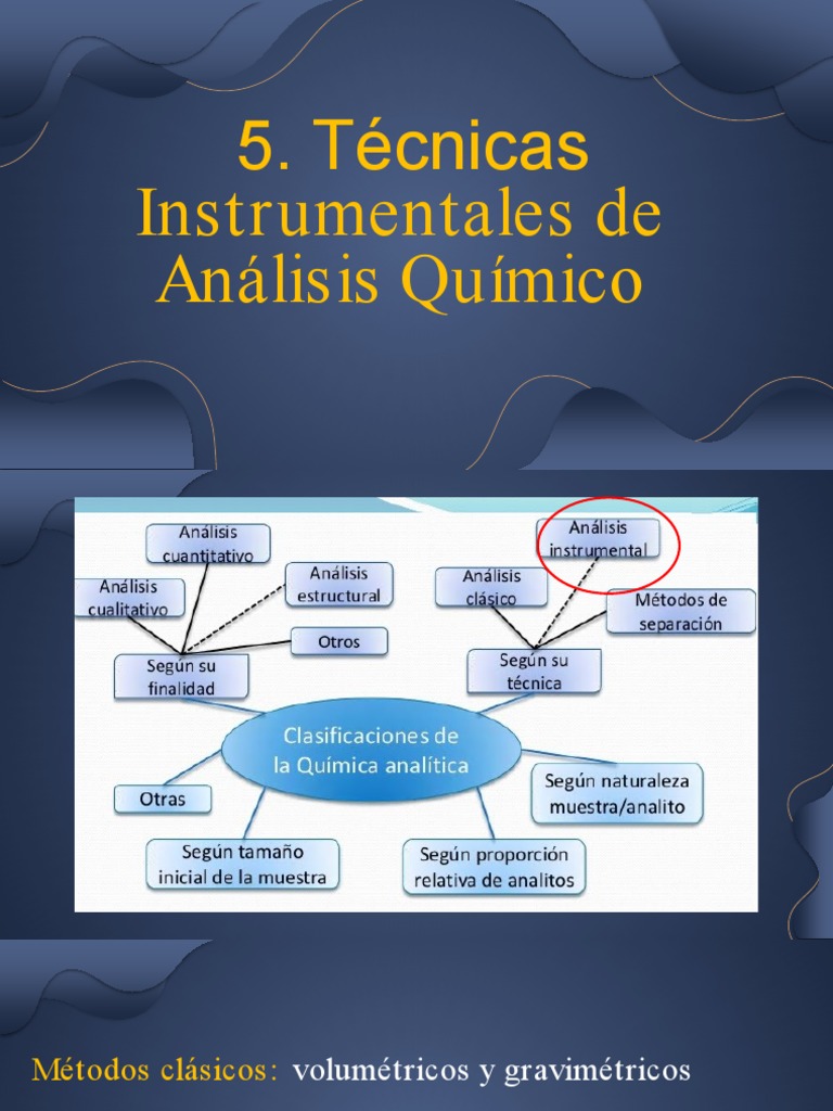 Técnicas Instrumentales | PDF | Química analítica | Electromagnetismo