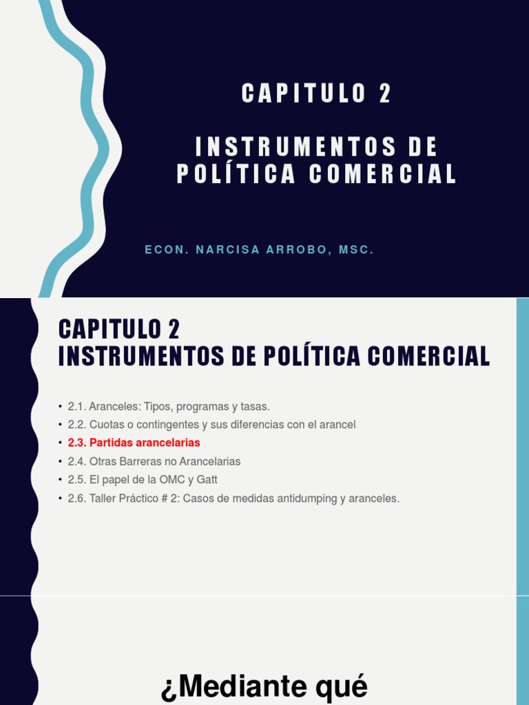 Unidad 1.-Libro Instrum-Pol-Comerc (Arancel) | PDF | Organización de Comercio Mundial | Arancel