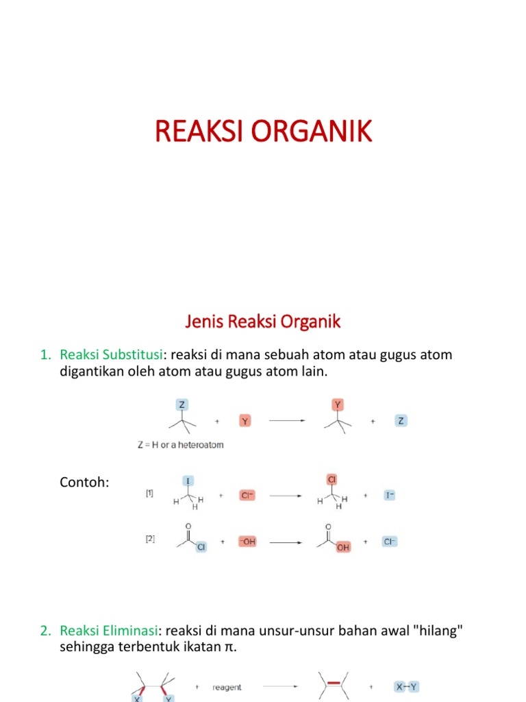Reaksi Substitusi Nukleofilik | PDF