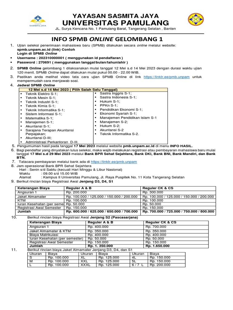 SPMB Online 20211 PDF | PDF