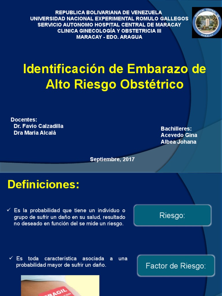 Alto Riesgo Obstetrico | PDF Alto Riesgo Obstetrico | PDF