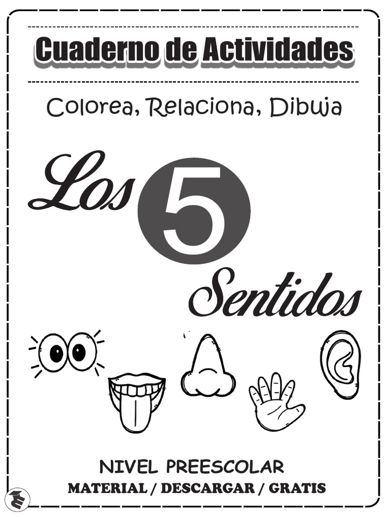 Cuadernillo Actividades Los 5 Sentidos PDF | PDF