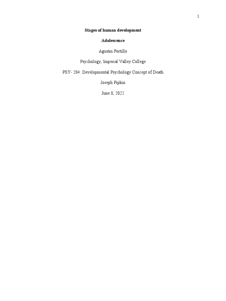 Understanding Adolescent Development | PDF